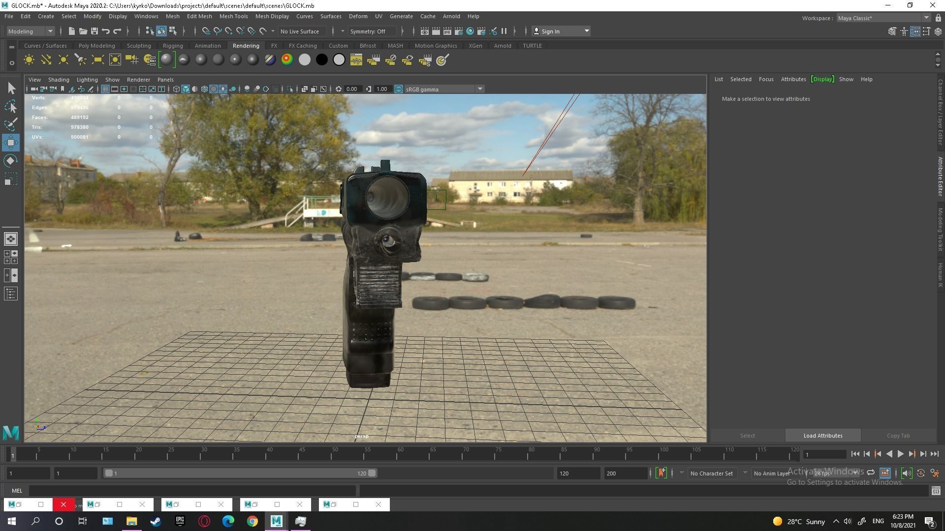 PBR Glock 19 Gen 5 3D model | CGTrader