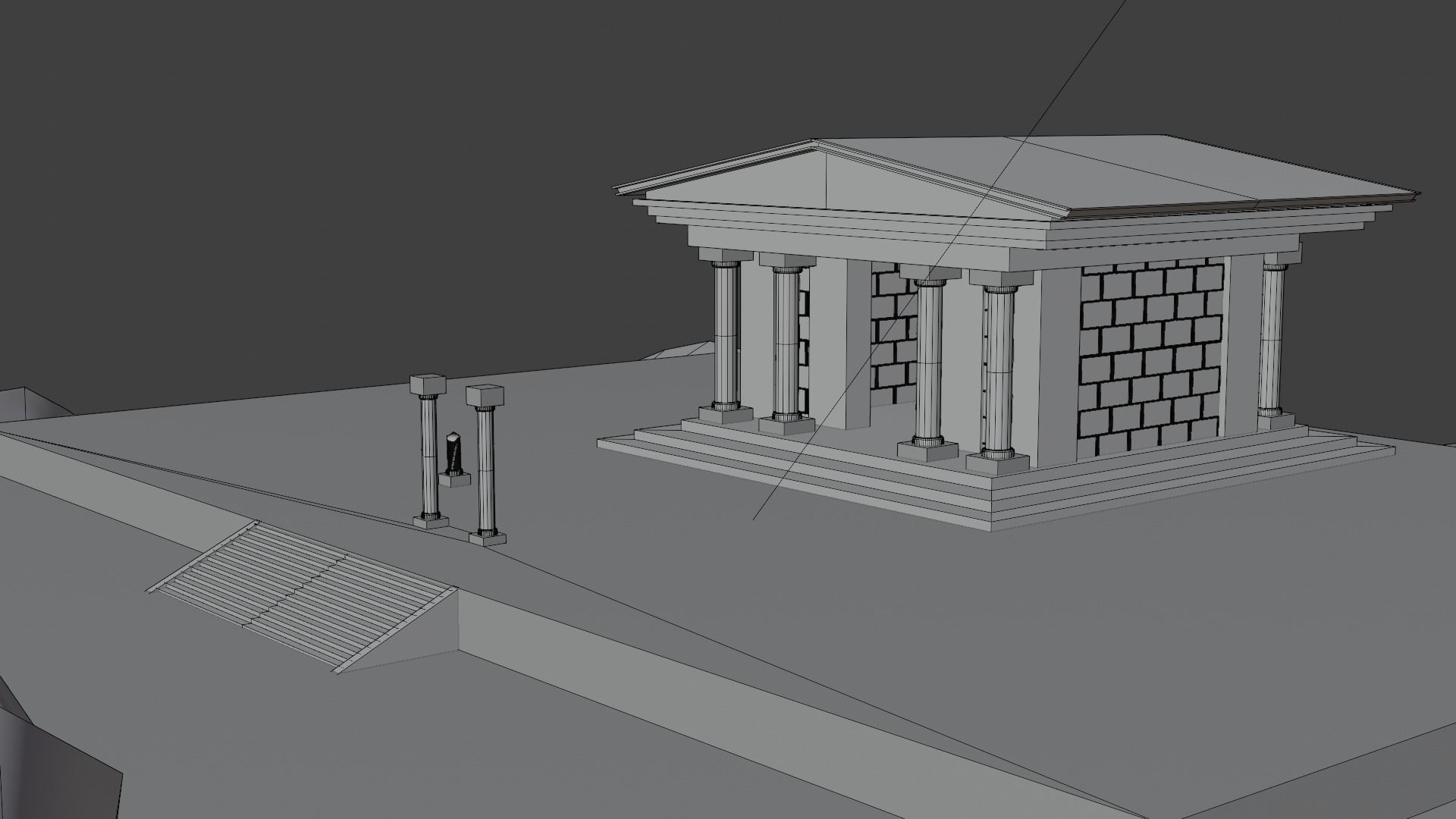 Ancient greek temple 3D model | CGTrader