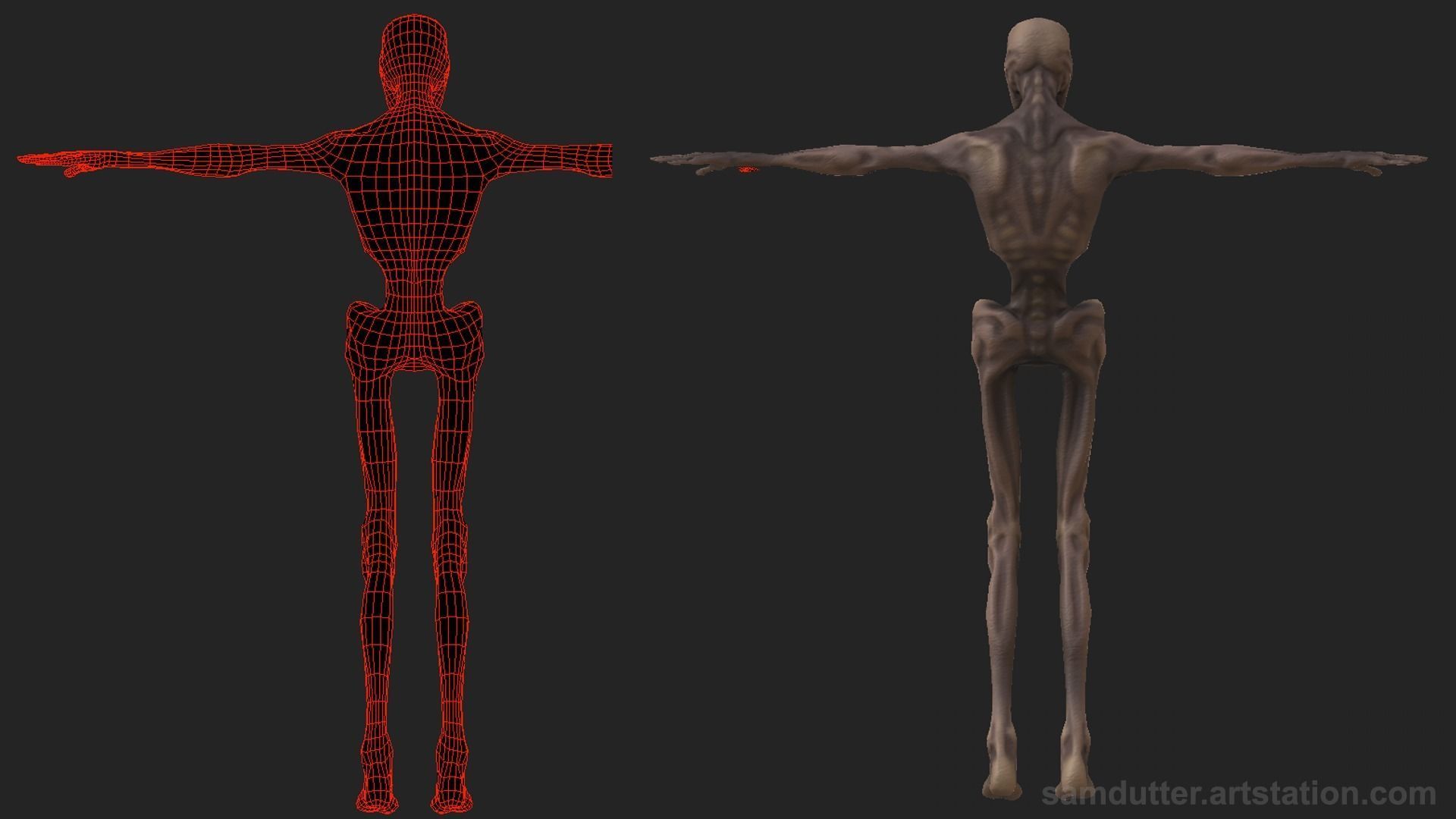 3D model ZOMBIE - Unity NPC and VRChat Ready Character VR / AR / low ...