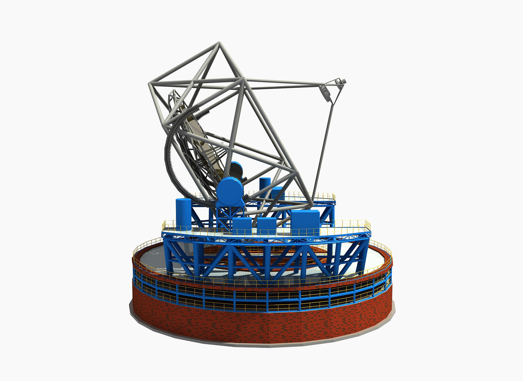 TMT RADIO TELESCOPE 3D model | CGTrader