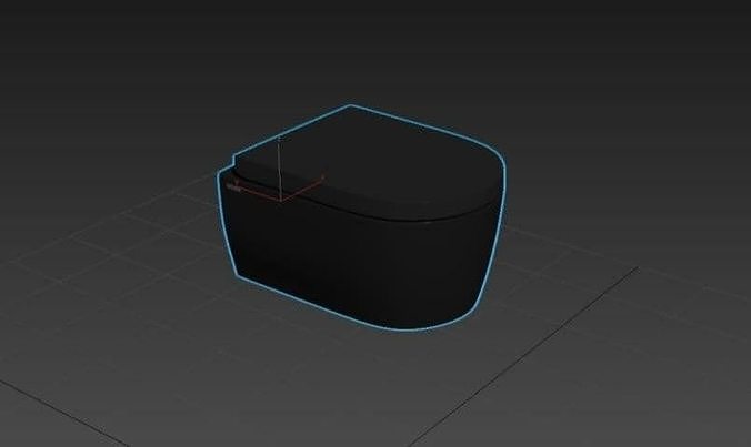 Black luxury toilet Texture | CGTrader