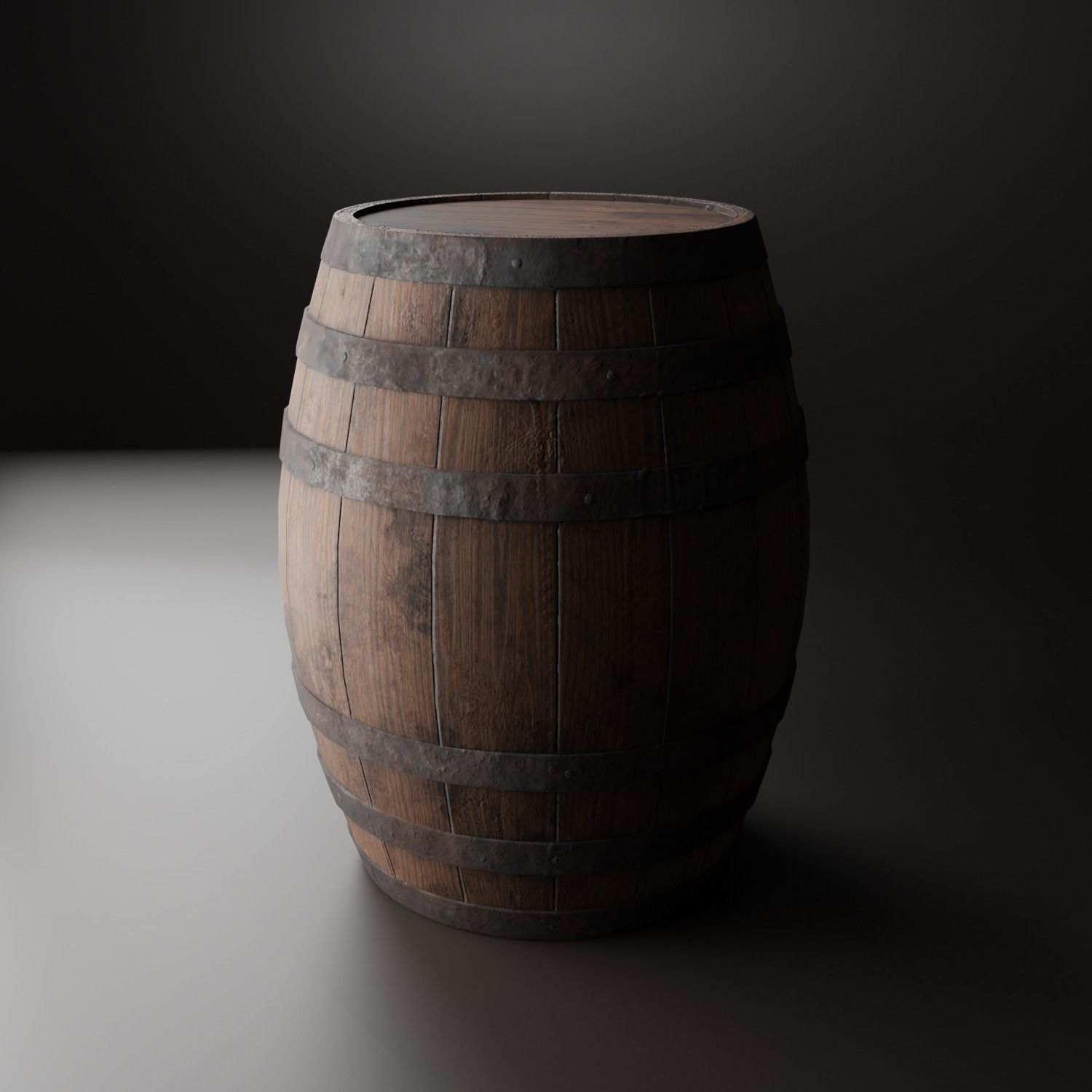 3D model Realistic Barrel VR / AR / low-poly | CGTrader