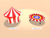 3D model Circus Props VR / AR / low-poly animated | CGTrader