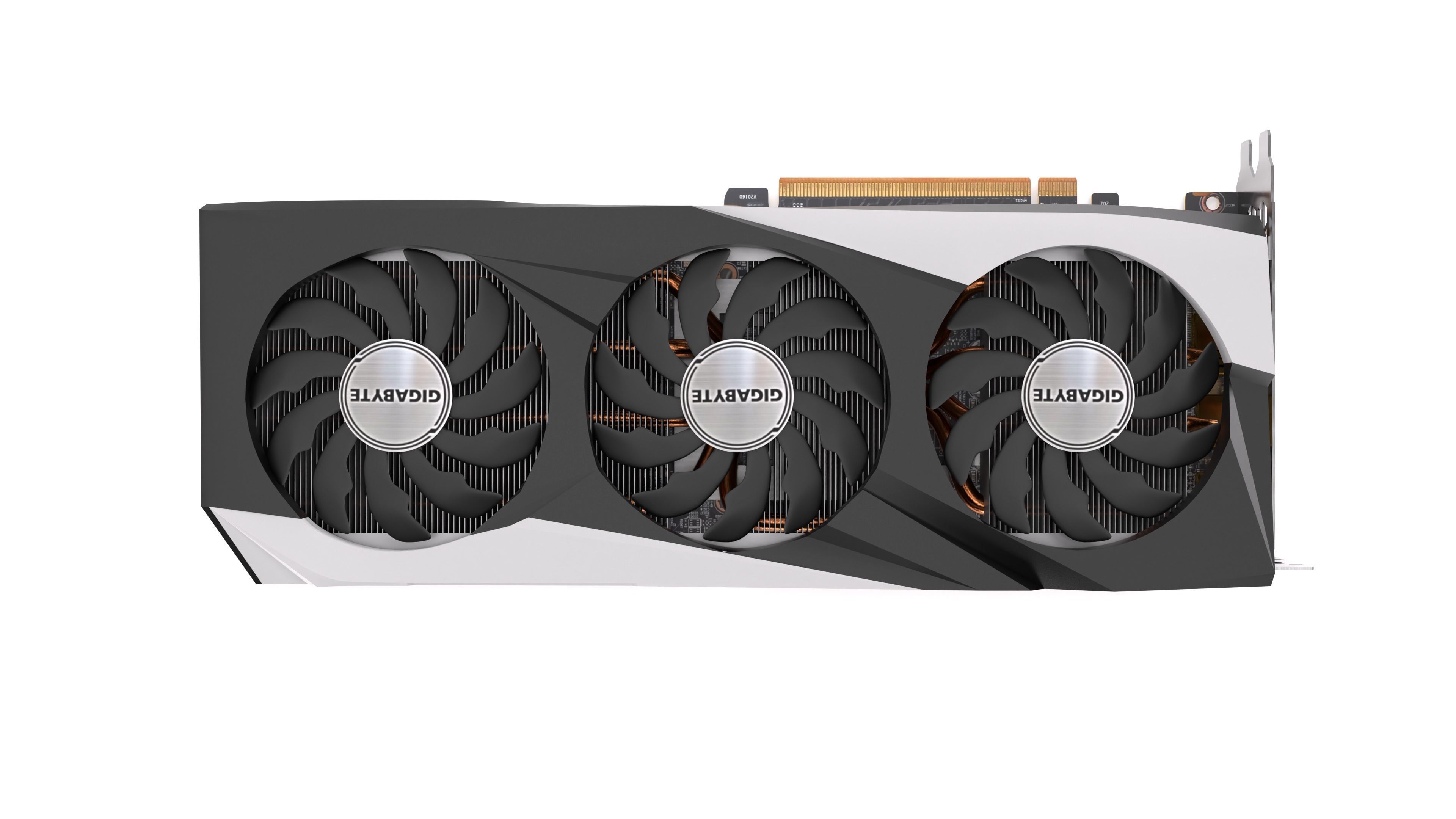 Gigabyte AMD Radeon 6700XT Graphics Card 3D model | CGTrader