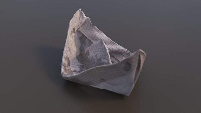 Realistic Paper Boat 3D model | CGTrader
