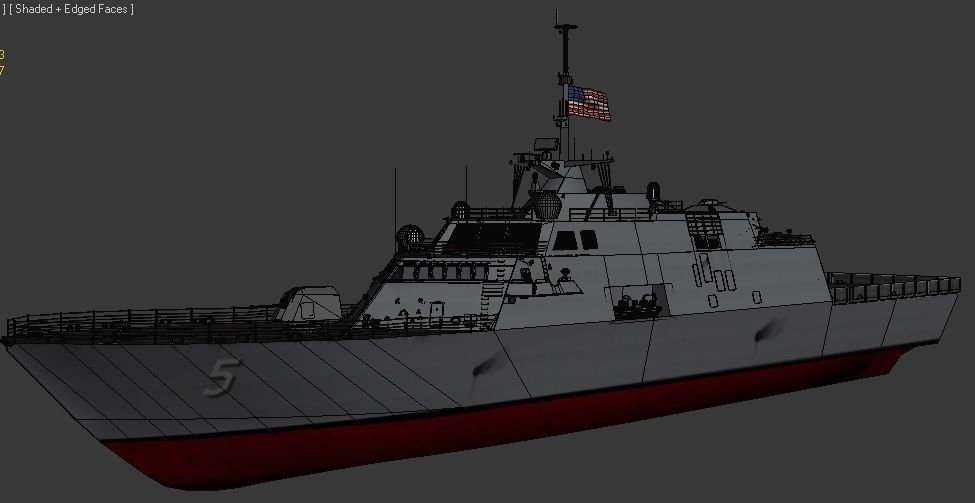 FREEDOM CLASS LCS USS MILWAUKEE 3D model | CGTrader