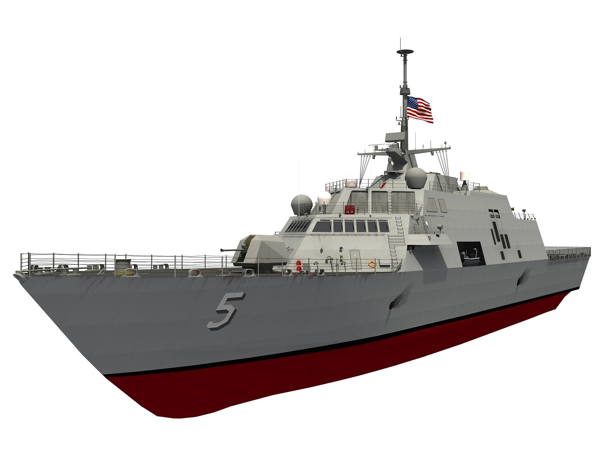 FREEDOM CLASS LCS USS MILWAUKEE 3D model | CGTrader