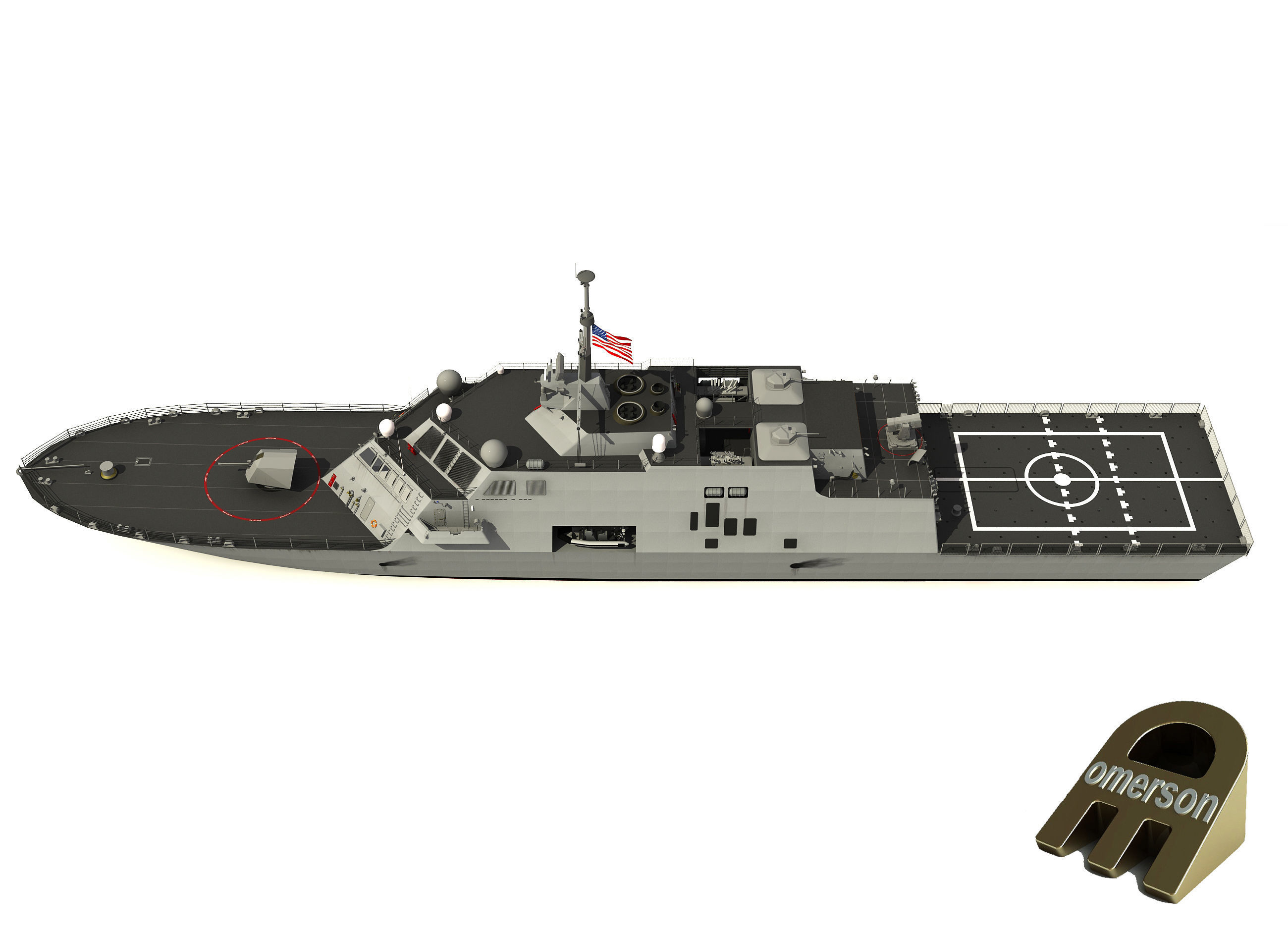 FREEDOM CLASS LCS USS MILWAUKEE 3D model | CGTrader
