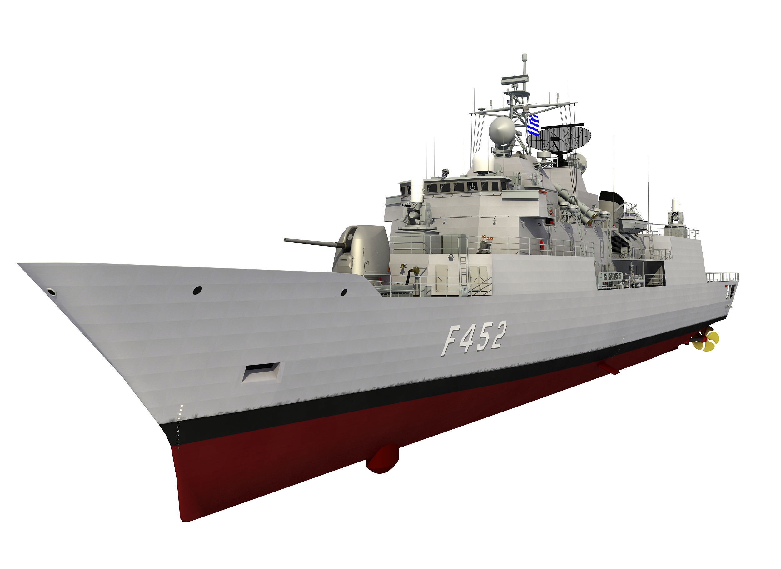 MEKO 200 GREEK HYDRA CLASS FRIGATE HS HYDRA 3D model | CGTrader