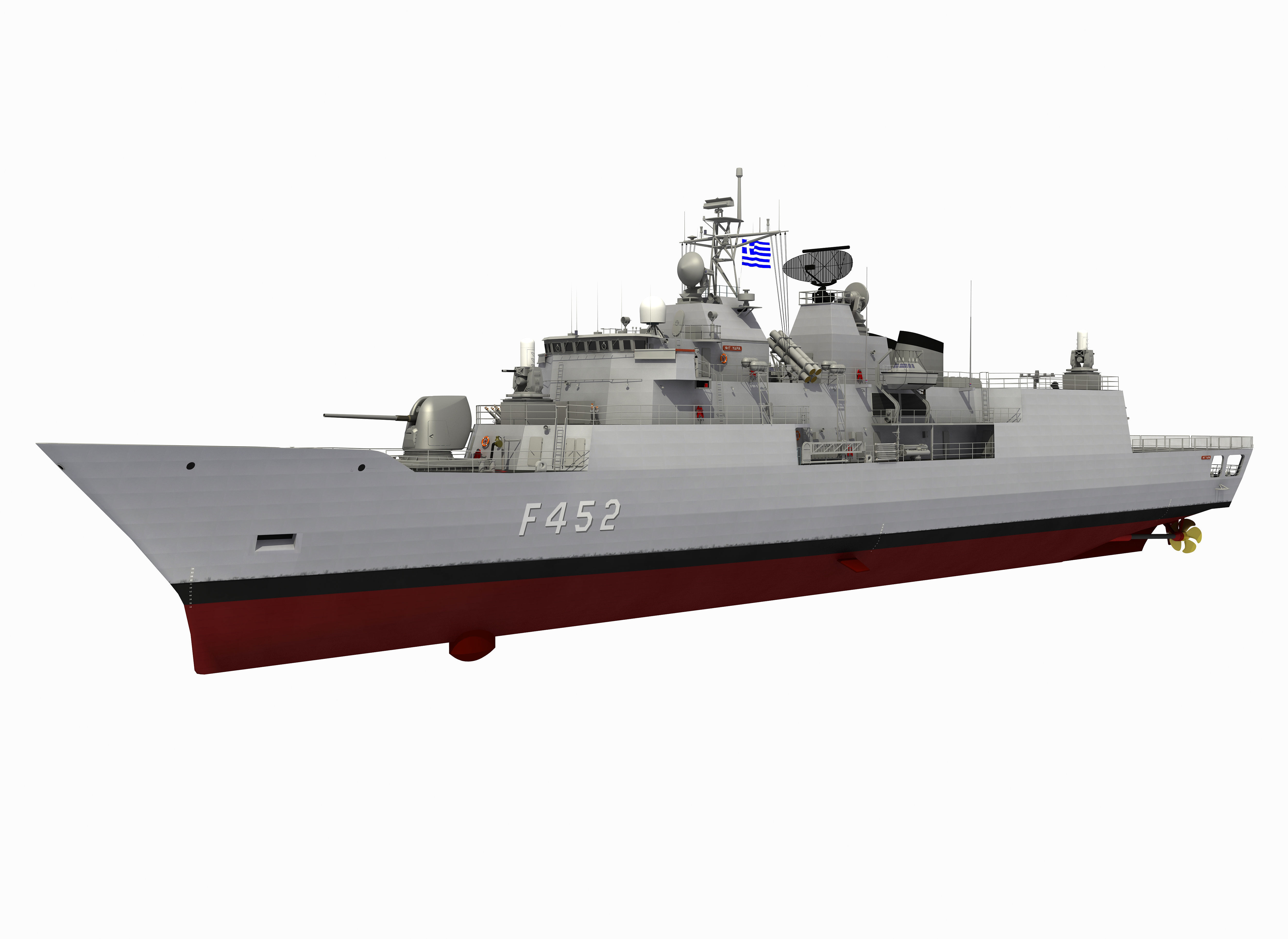 MEKO 200 GREEK HYDRA CLASS FRIGATE HS HYDRA 3D model | CGTrader