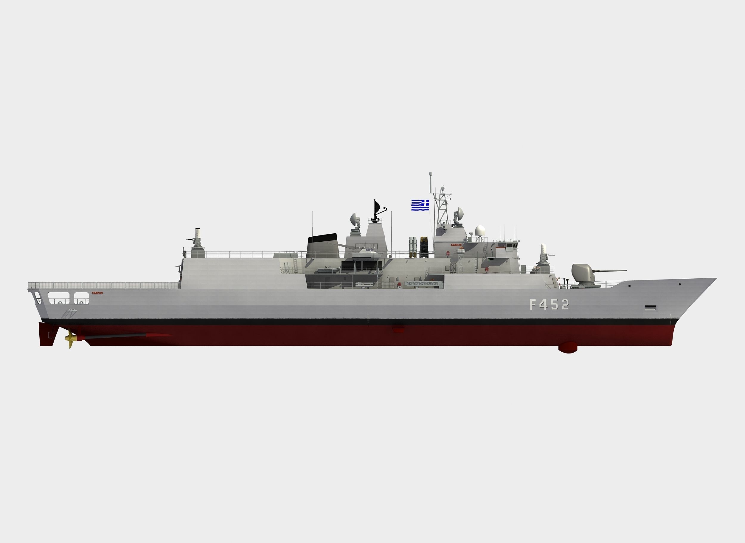 MEKO 200 GREEK HYDRA CLASS FRIGATE HS HYDRA 3D model | CGTrader