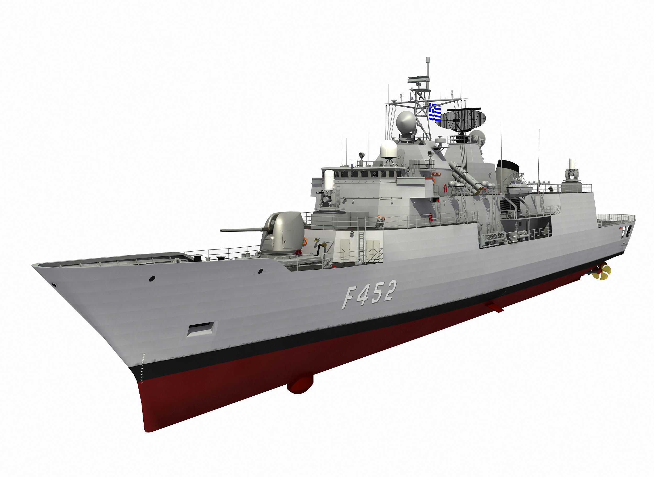 MEKO 200 GREEK HYDRA CLASS FRIGATE HS HYDRA 3D model | CGTrader