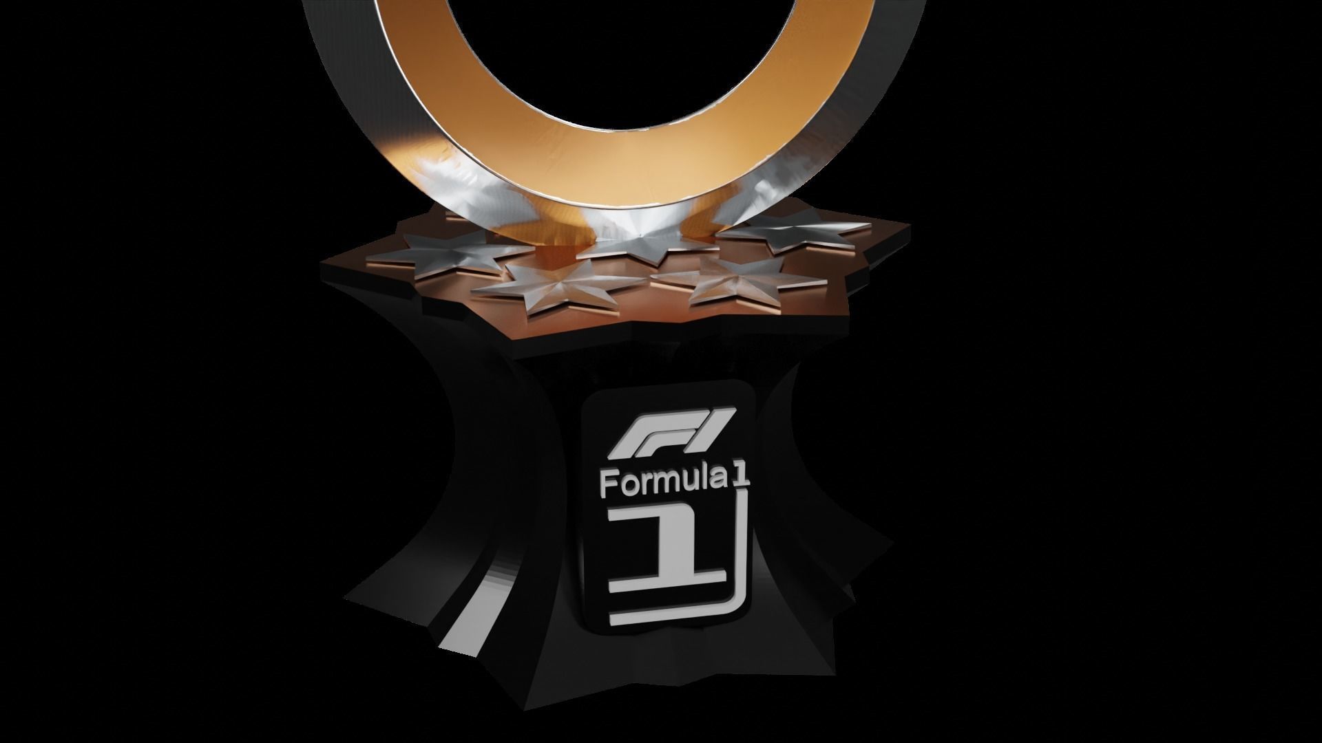 2021 Turkish Grand Prix Trophy 3D model 3D printable | CGTrader