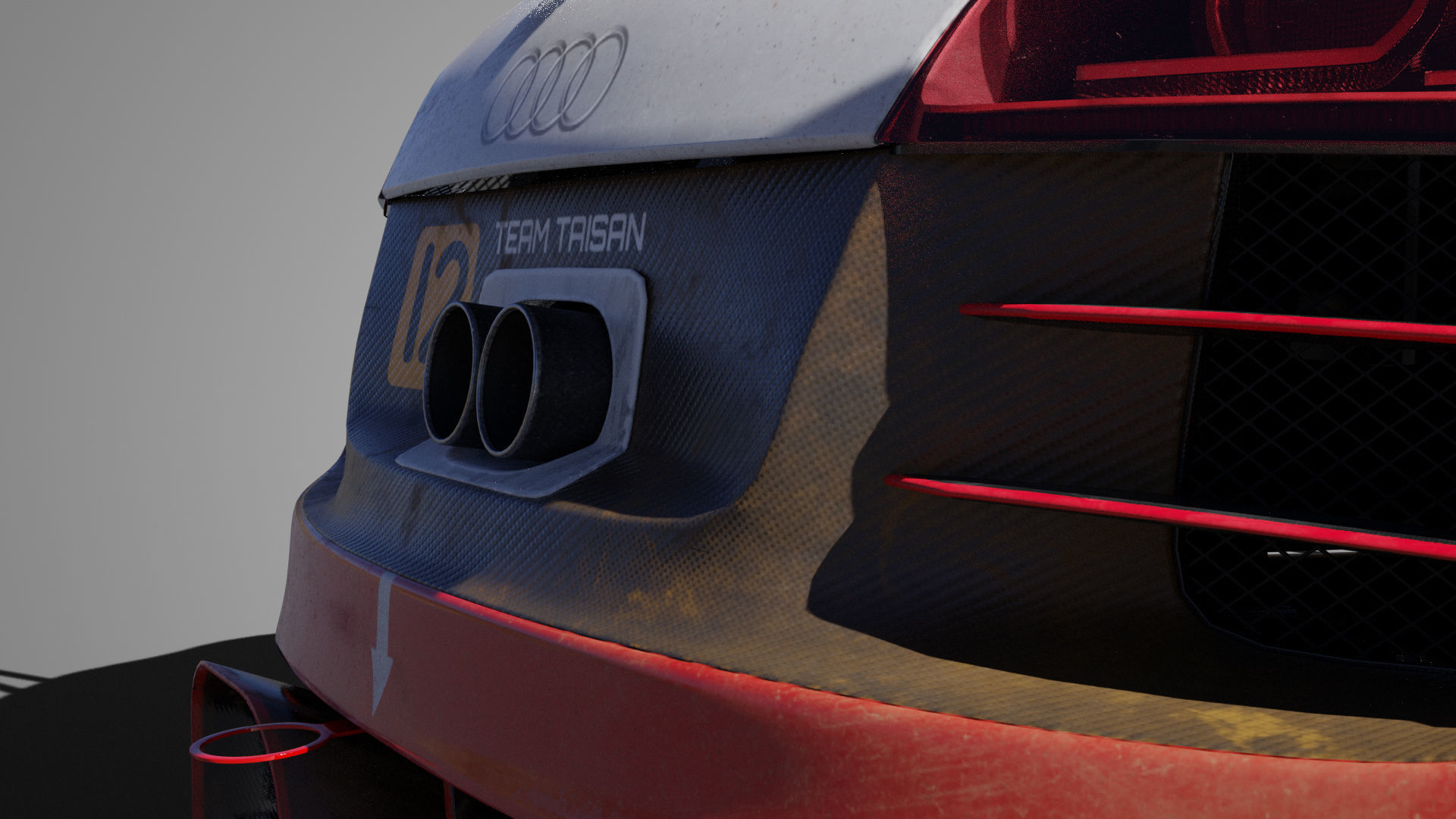 Audi R8 LMS 2014 3D model | CGTrader