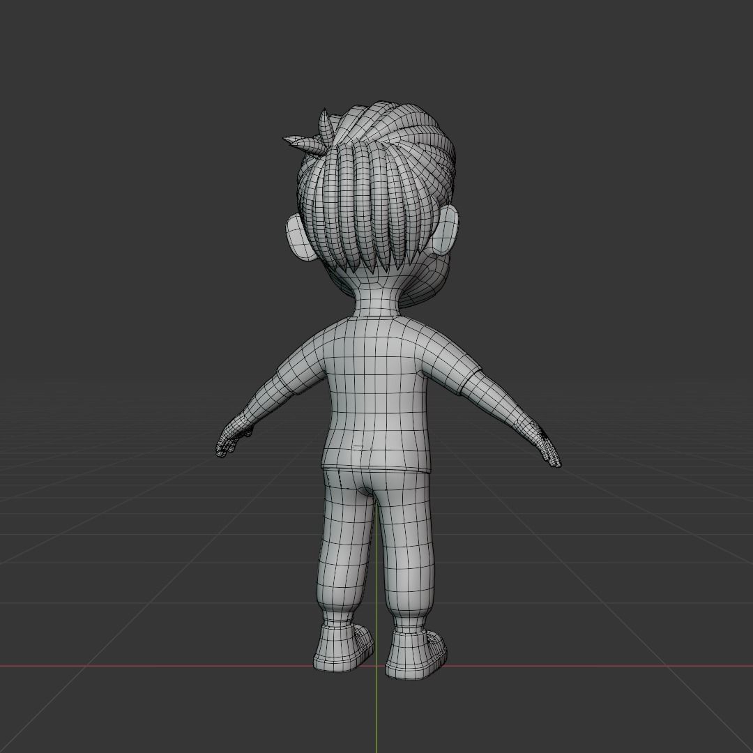Boy 3d model cartoon 3D model | CGTrader