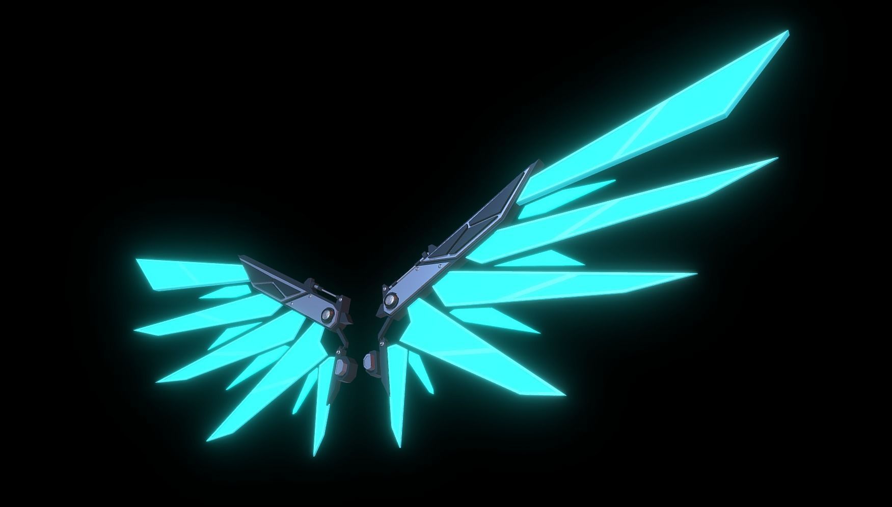 3D model Mechanic Wing VR / AR / low-poly | CGTrader