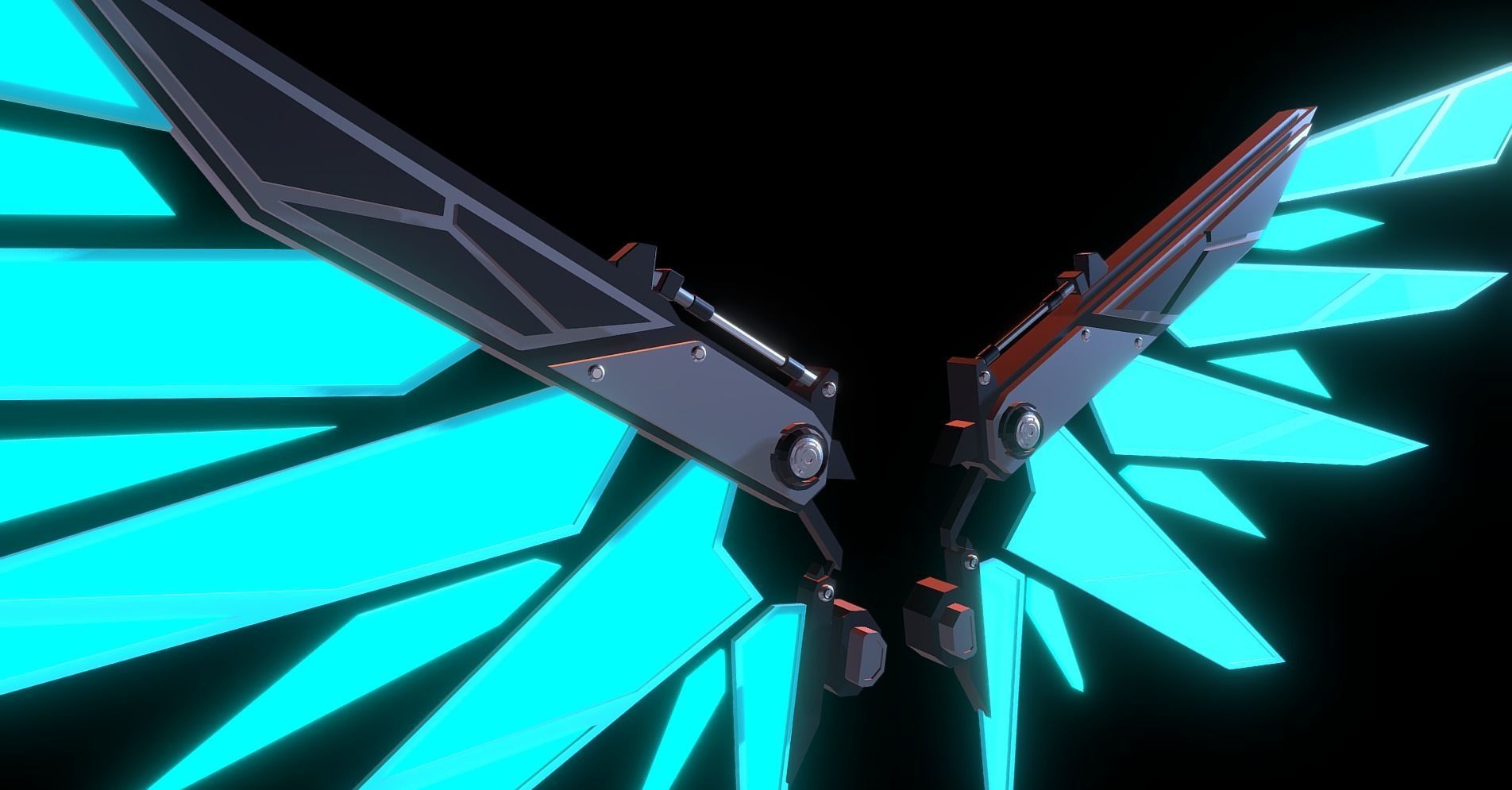 3D model Mechanic Wing VR / AR / low-poly | CGTrader