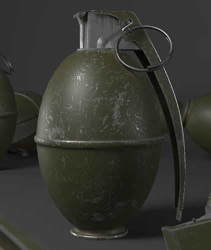 Hand Grenade 3D model | CGTrader