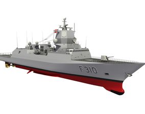 Frigate 3D Models | CGTrader