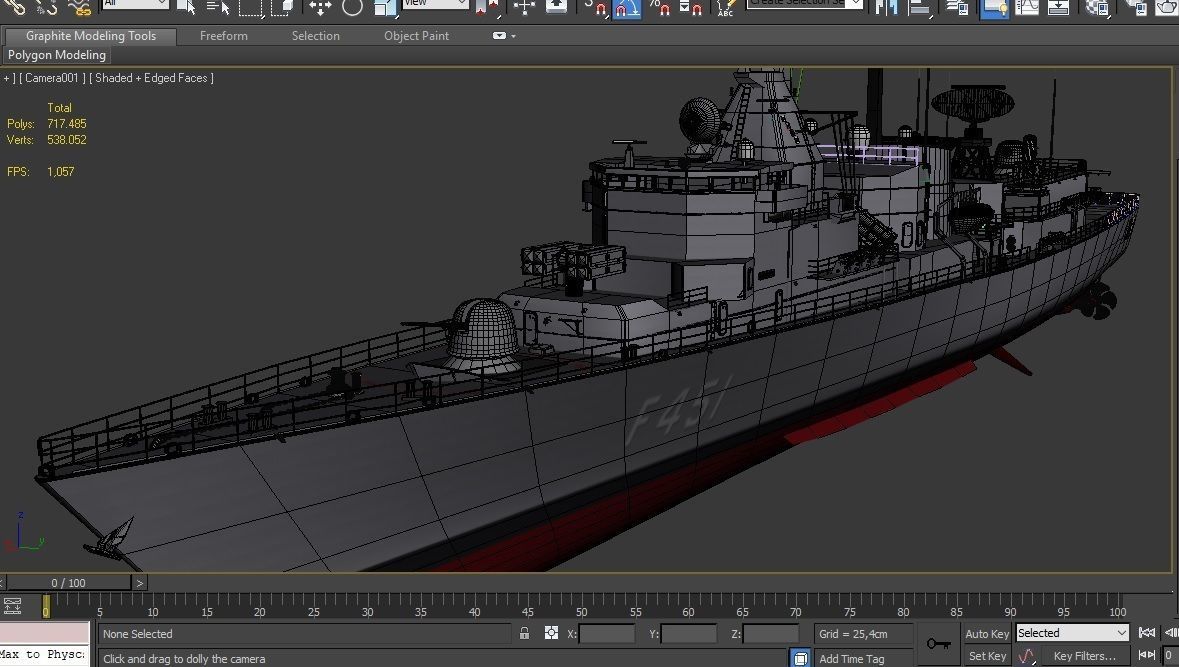 KORTENAER CLASS FRIGATE HS LIMNOS 3D model | CGTrader