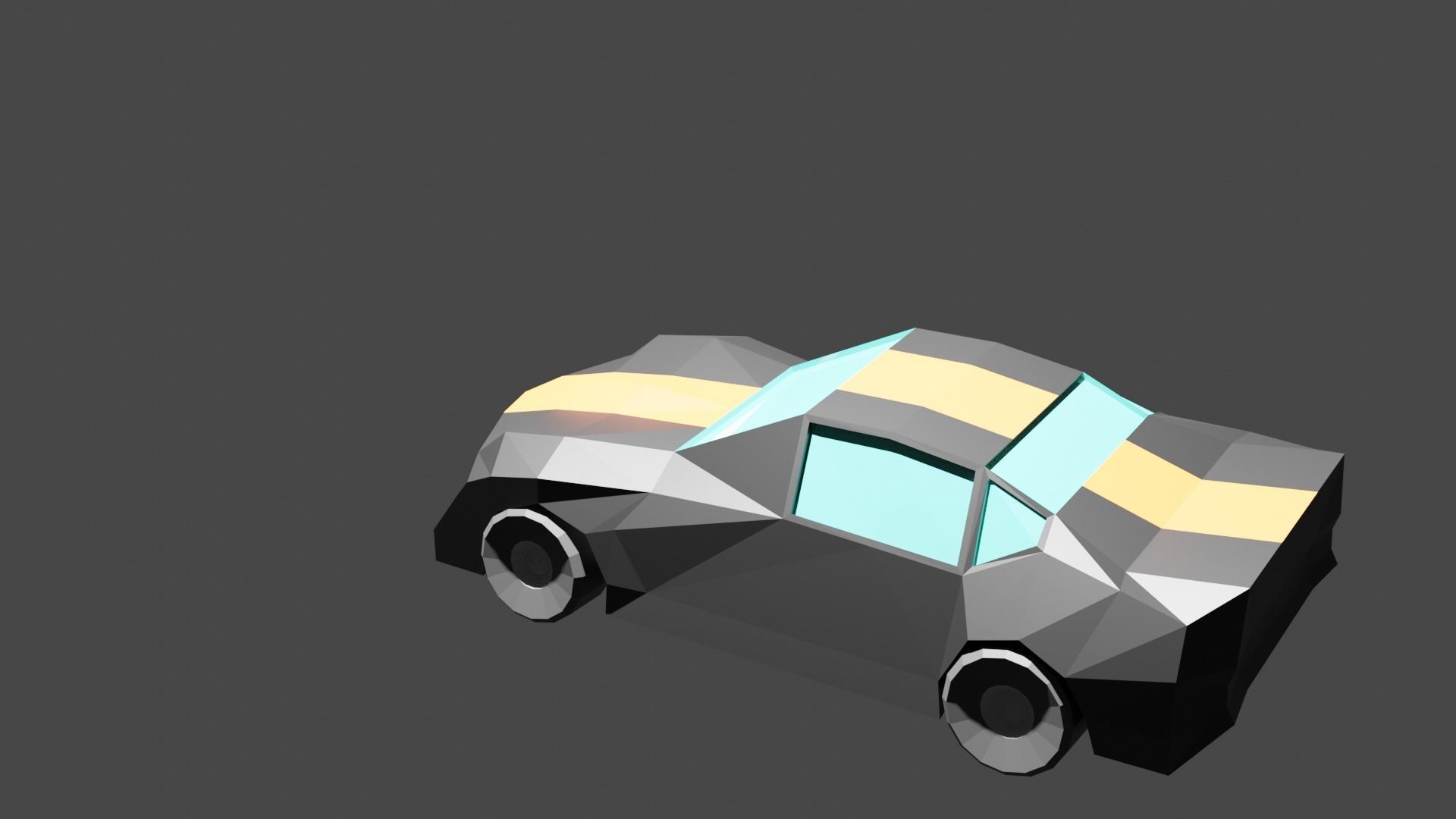 3D model Sport car low poly model VR / AR / low-poly rigged | CGTrader