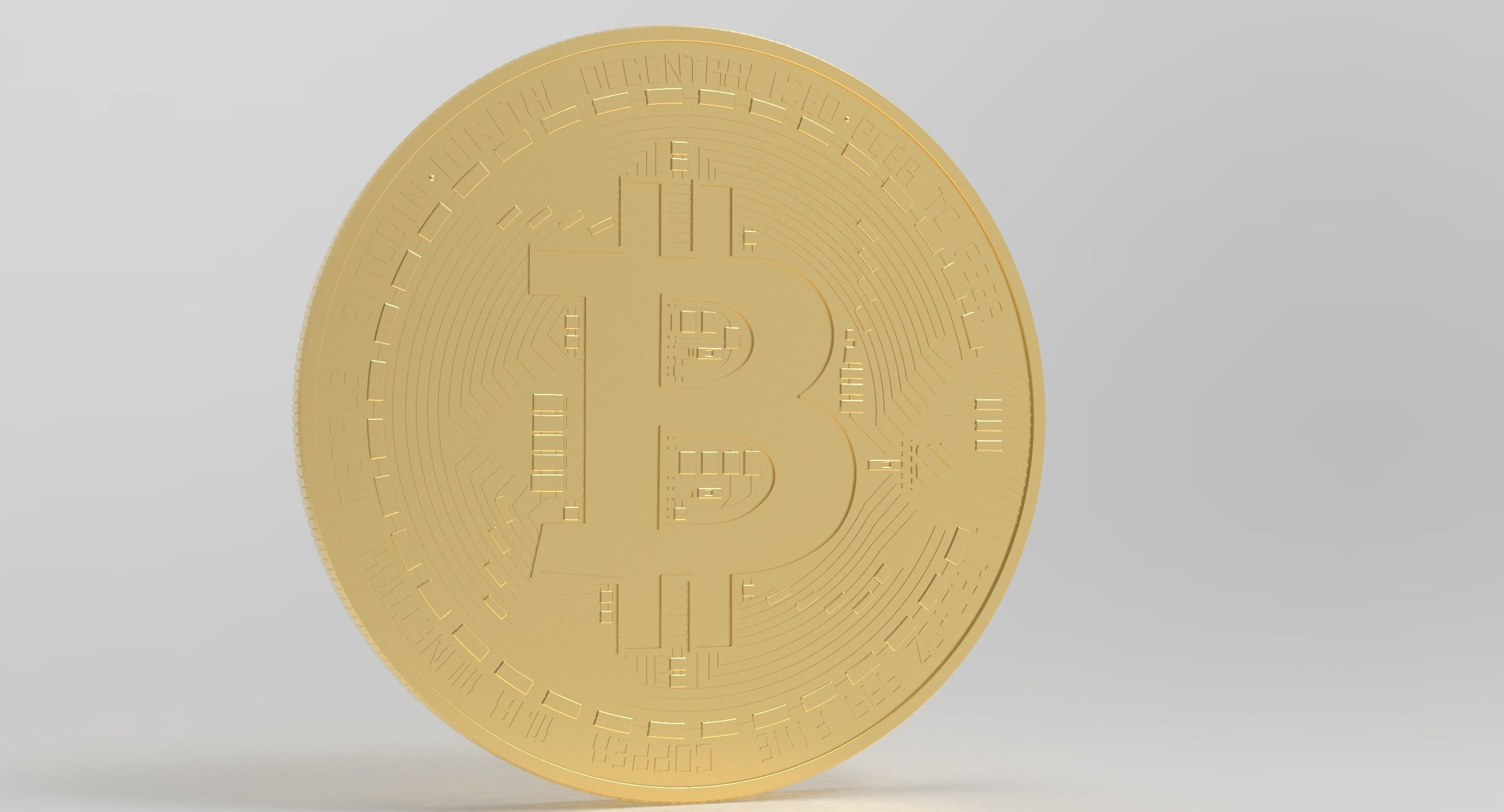 BITCOIN 3D MODEL 3D model | CGTrader