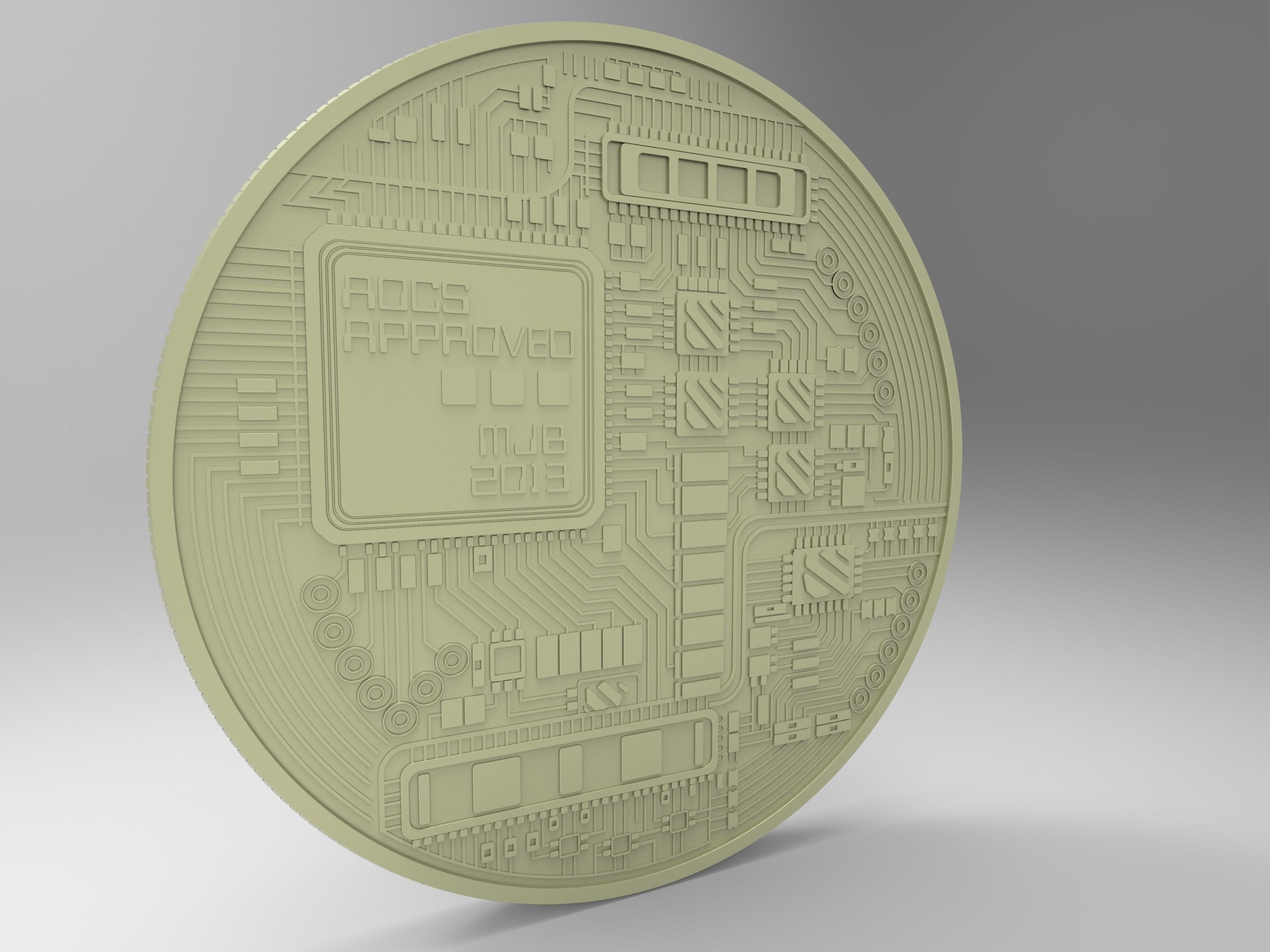 BITCOIN 3D MODEL gold 3D model | CGTrader