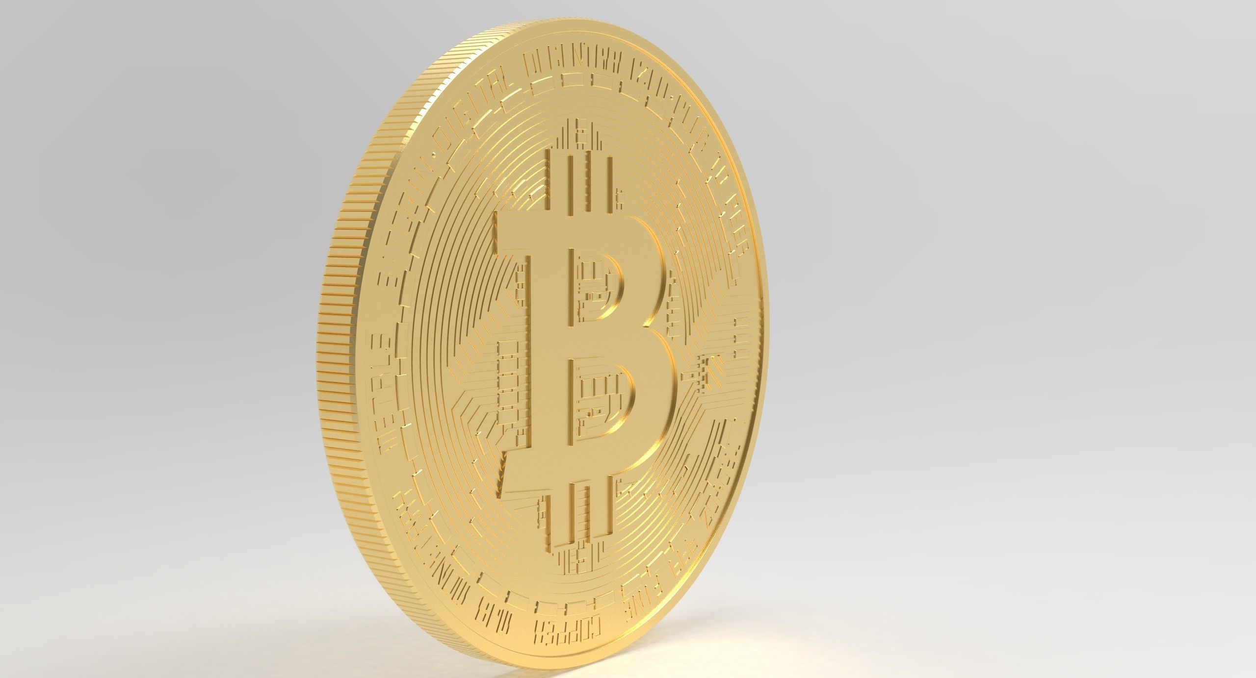 BITCOIN 3D MODEL 3D model | CGTrader