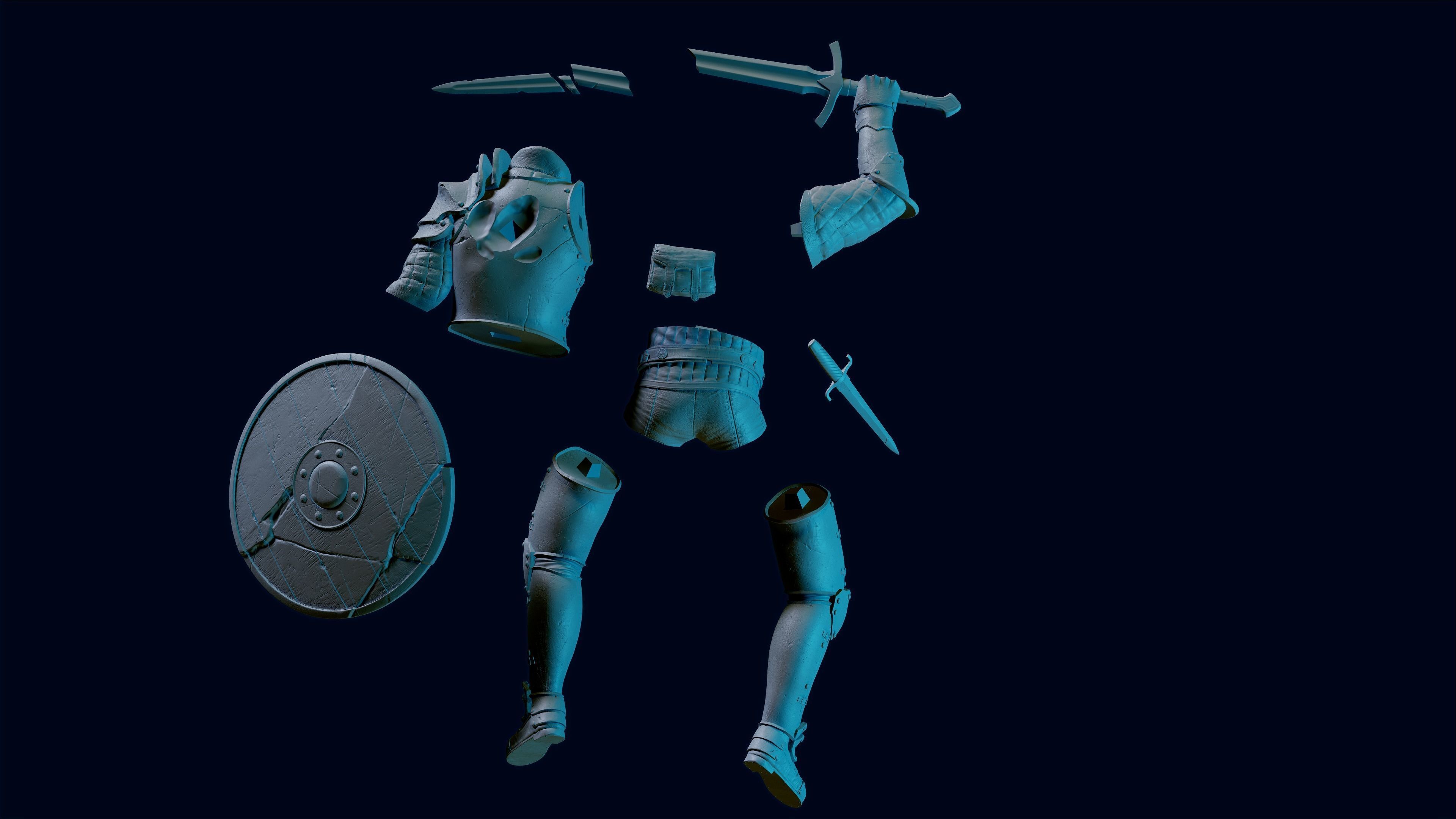 Face to Face 3D model 3D printable | CGTrader