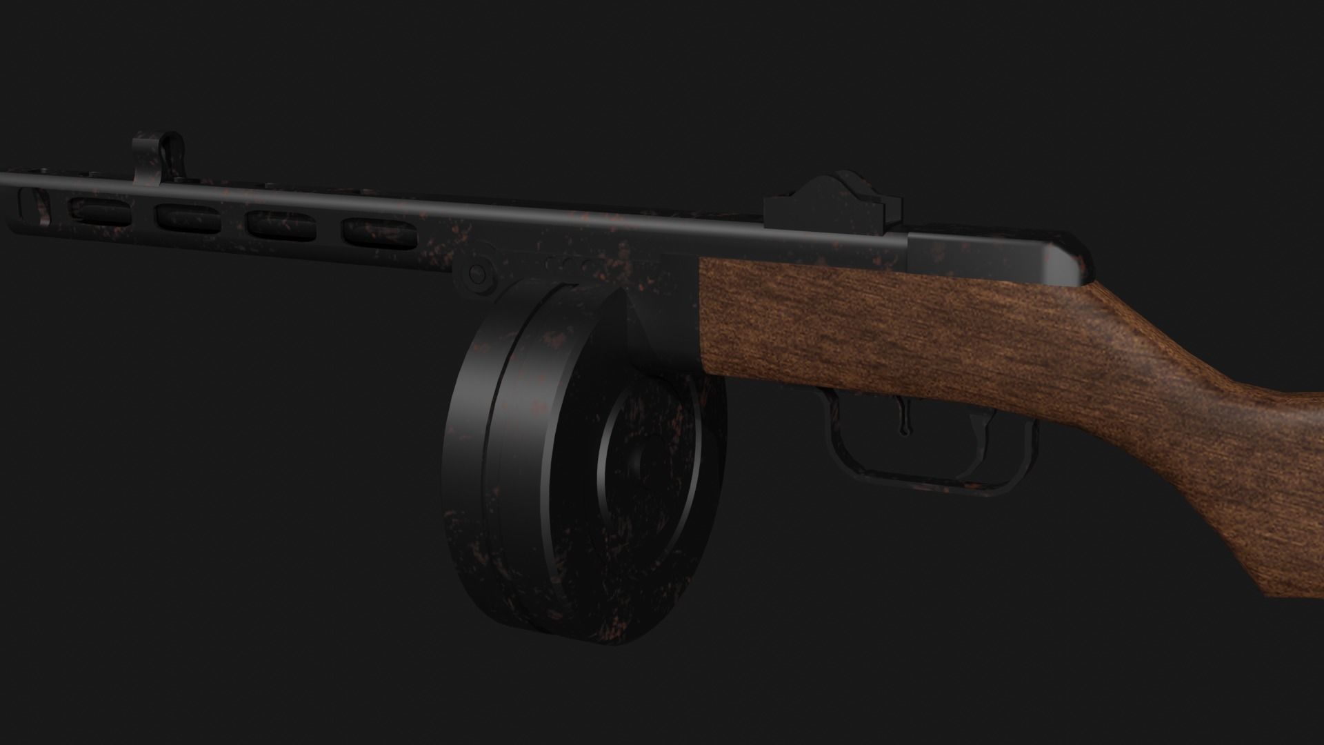 PPSH LP Models free VR / AR / low-poly 3D model | CGTrader