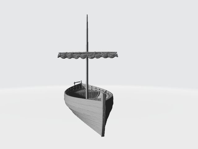 Medieval ship of the Knarr type 3D model 3D printable | CGTrader