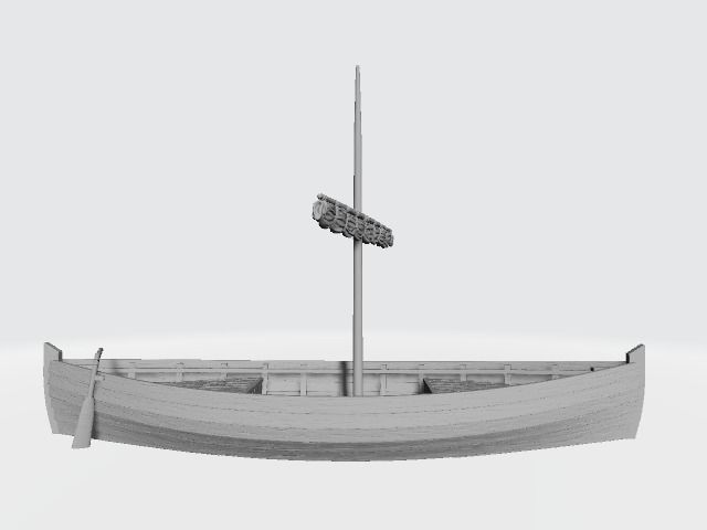Medieval ship of the Knarr type 3D model 3D printable | CGTrader