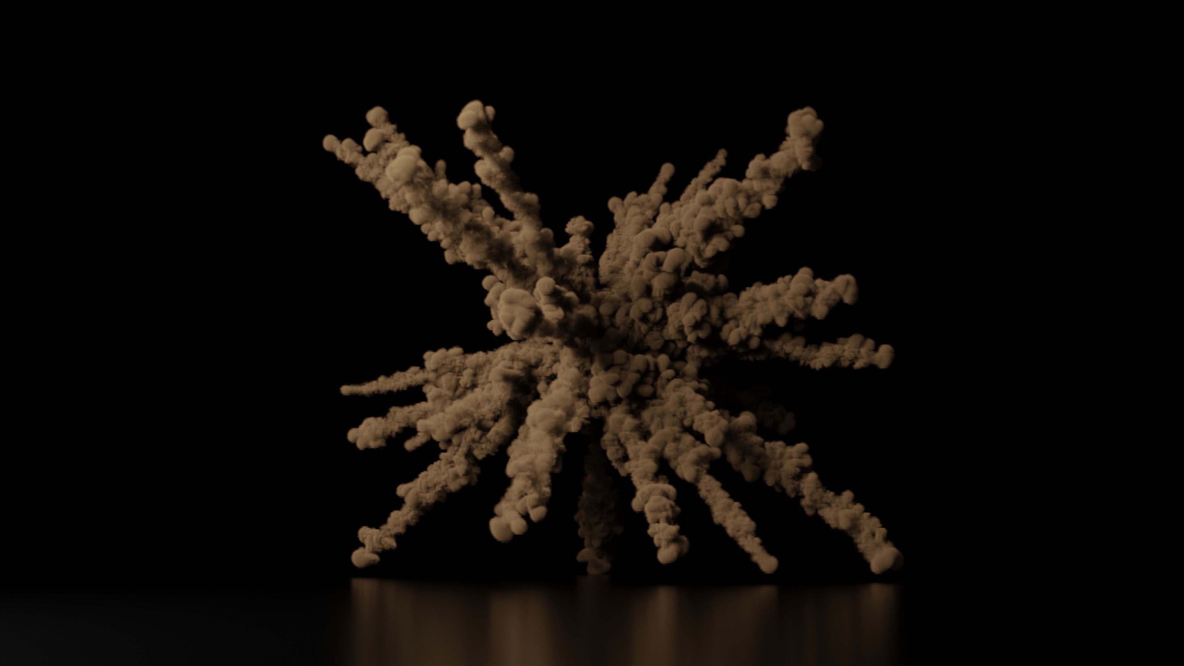 Color-Explosion explosion 3D model animated rigged | CGTrader
