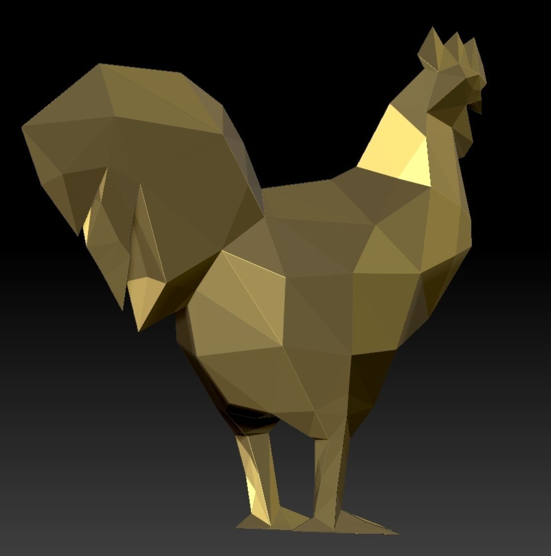 rooster chicken 3D model 3D printable | CGTrader