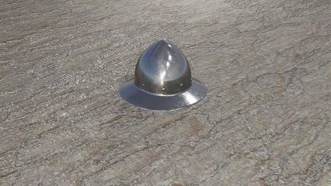 15th century kettle helmet free VR / AR / low-poly 3D model | CGTrader