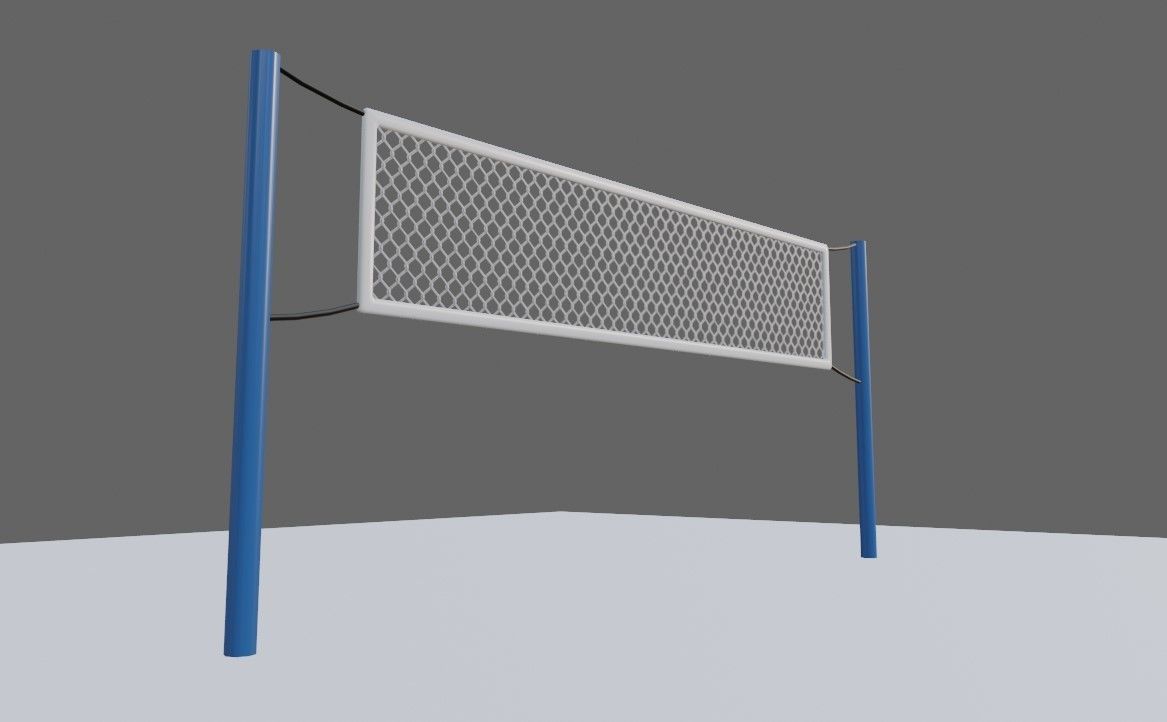 3D model Volleyball Net - Rede de Volei VR / AR / low-poly | CGTrader