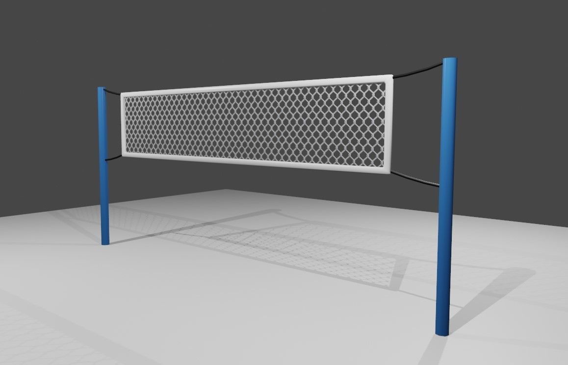 3D model Volleyball Net - Rede de Volei VR / AR / low-poly | CGTrader