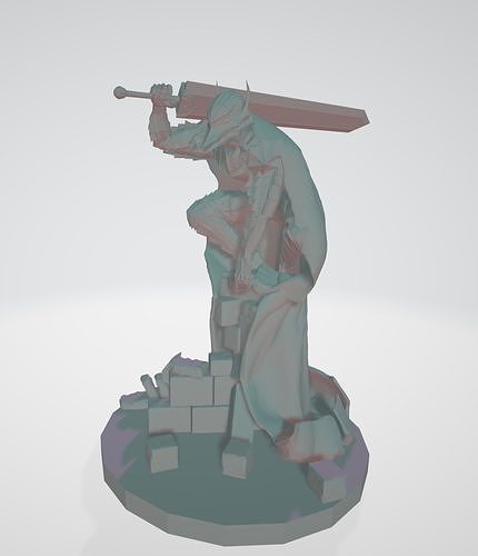 GUTS form berserk 3D model | CGTrader