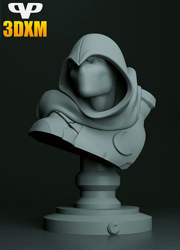 Moon Knight Bust for 3D Printing STL 3D model 3D printable | CGTrader