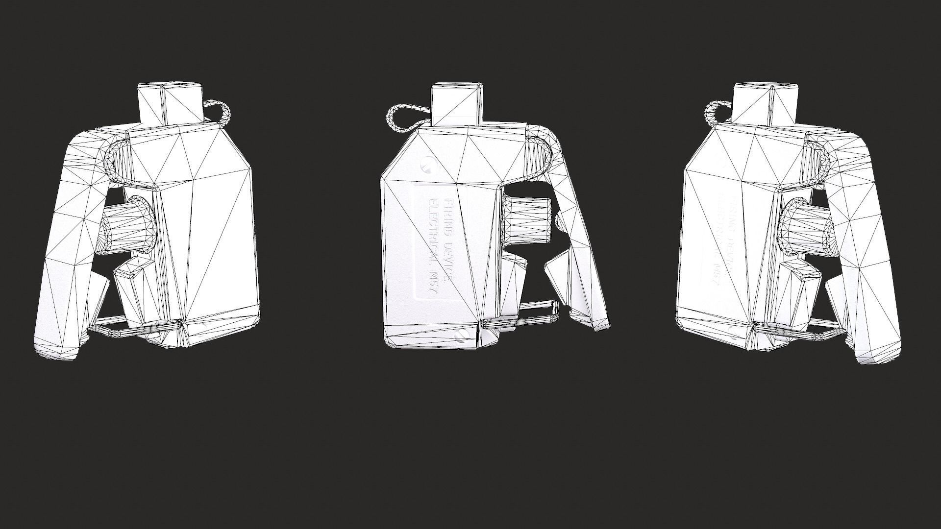 3D model Electronic detonator VR / AR / low-poly | CGTrader