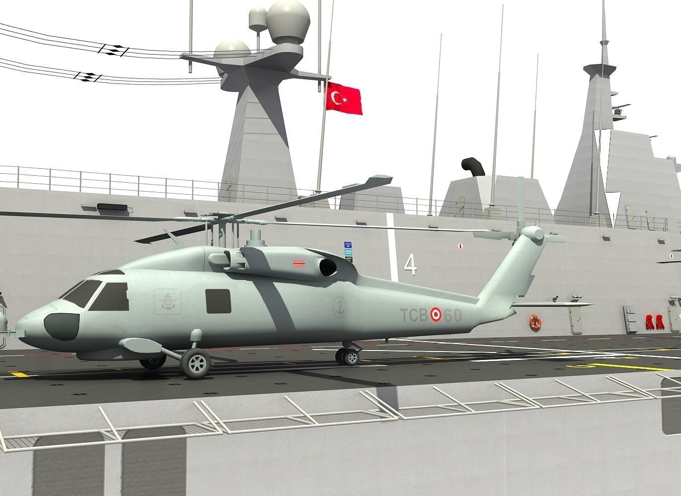 TCG ANADOLU TURKISH LHD 3D model | CGTrader