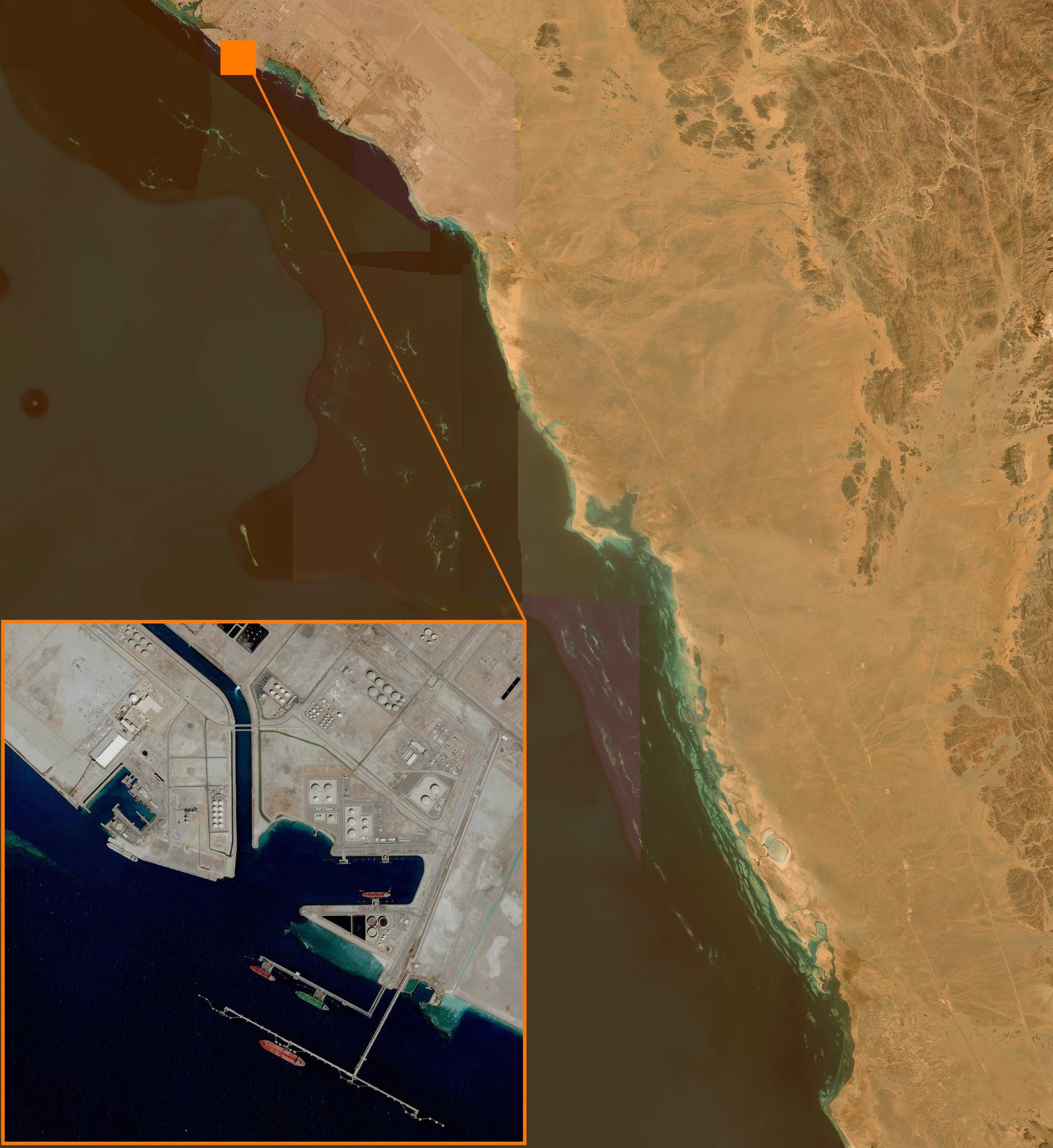 Mecca and the Red Sea coast of Saudi Arabia - tile n23 e38 3D model ...