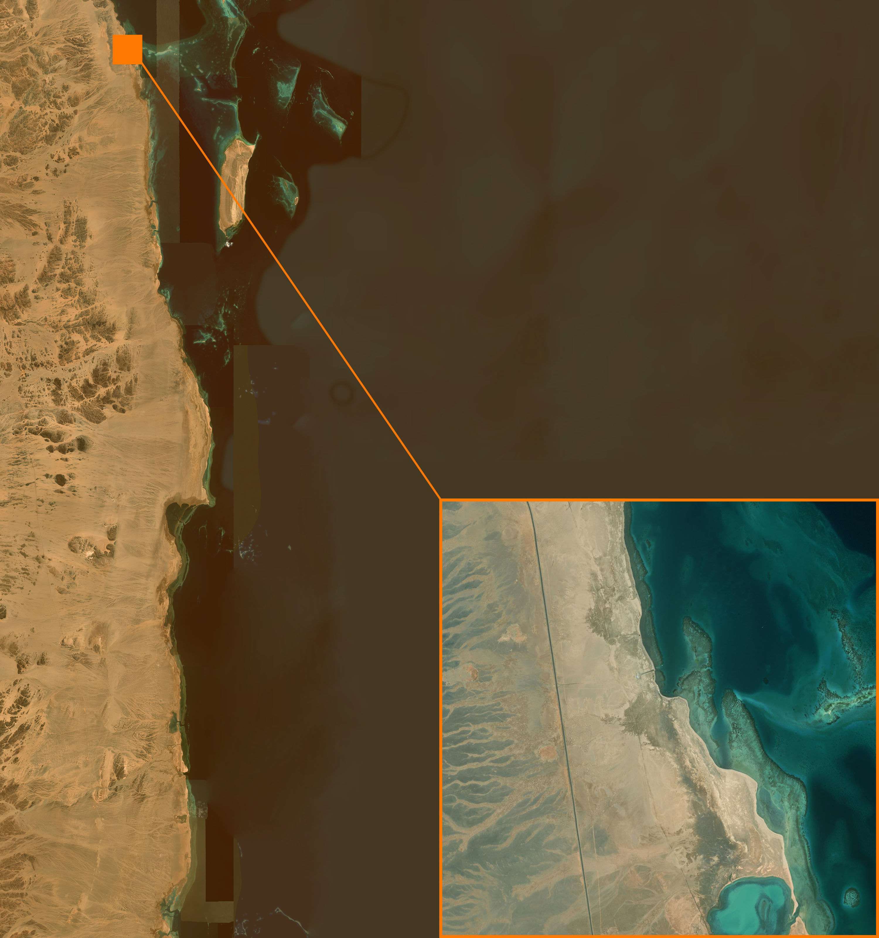 Mecca and the Red Sea coast of Saudi Arabia - tile n20 e37 3D model ...