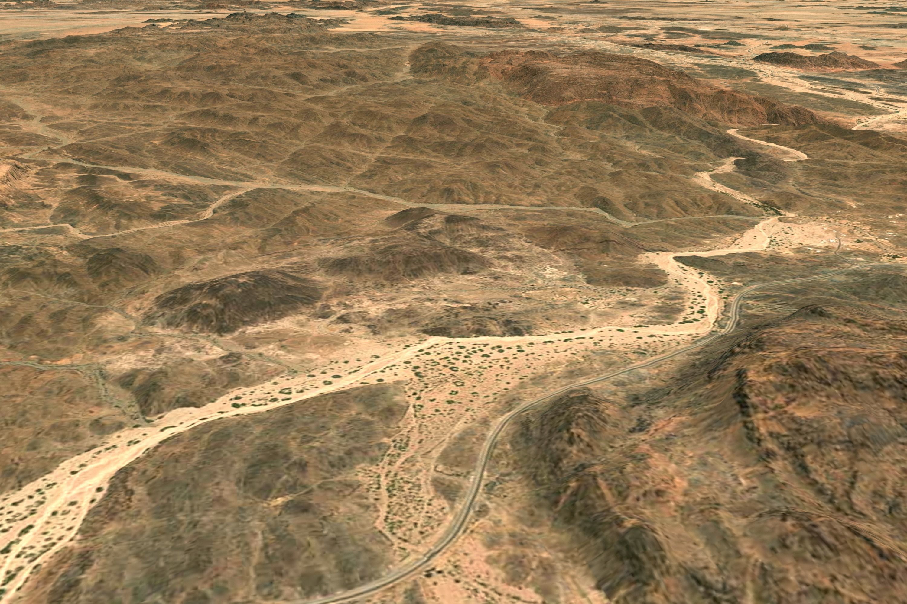 Mecca and the Red Sea coast of Saudi Arabia - n19 e43 3D model | CGTrader