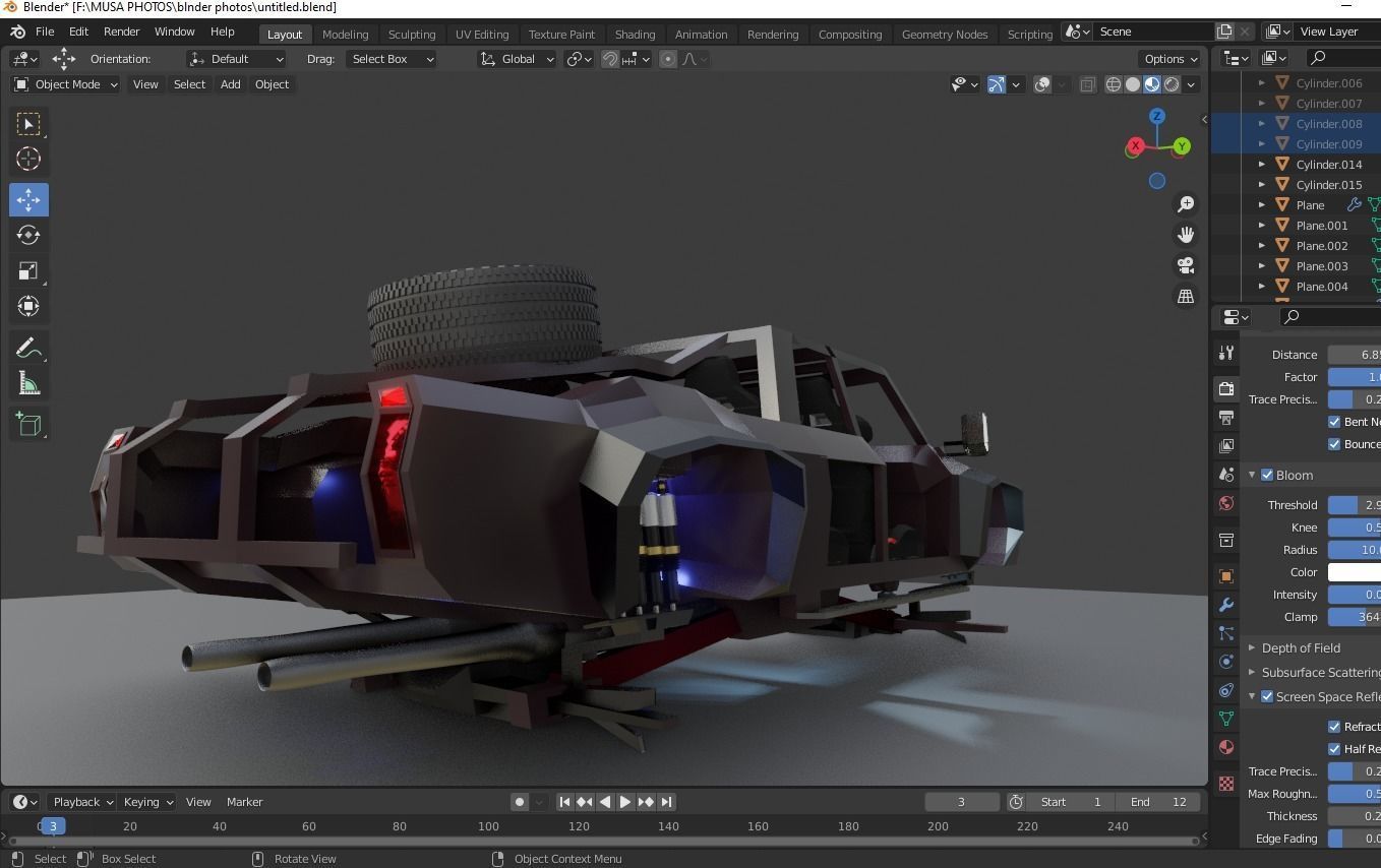 3D model OFF ROAD TRUCK VR / AR / low-poly | CGTrader