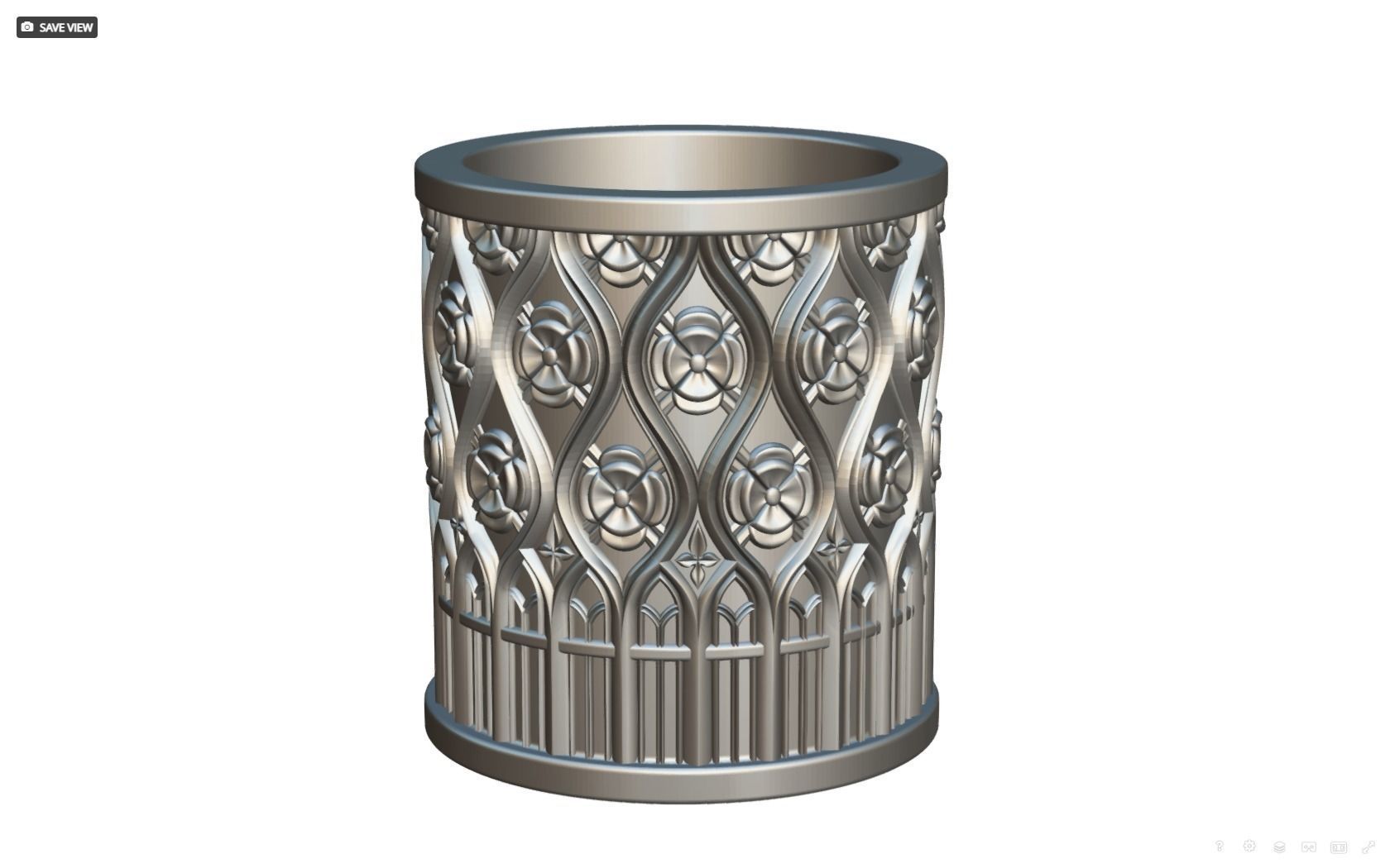 Vase 17 Gothic 3D model | CGTrader