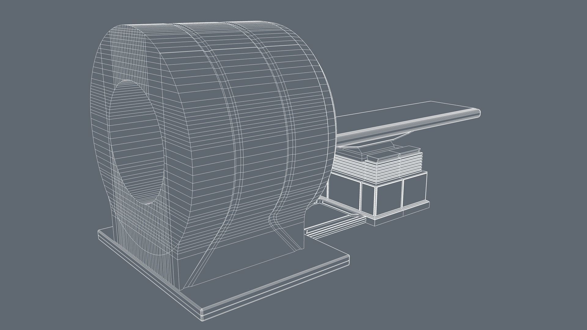 MRI Scan Machine 3D model | CGTrader