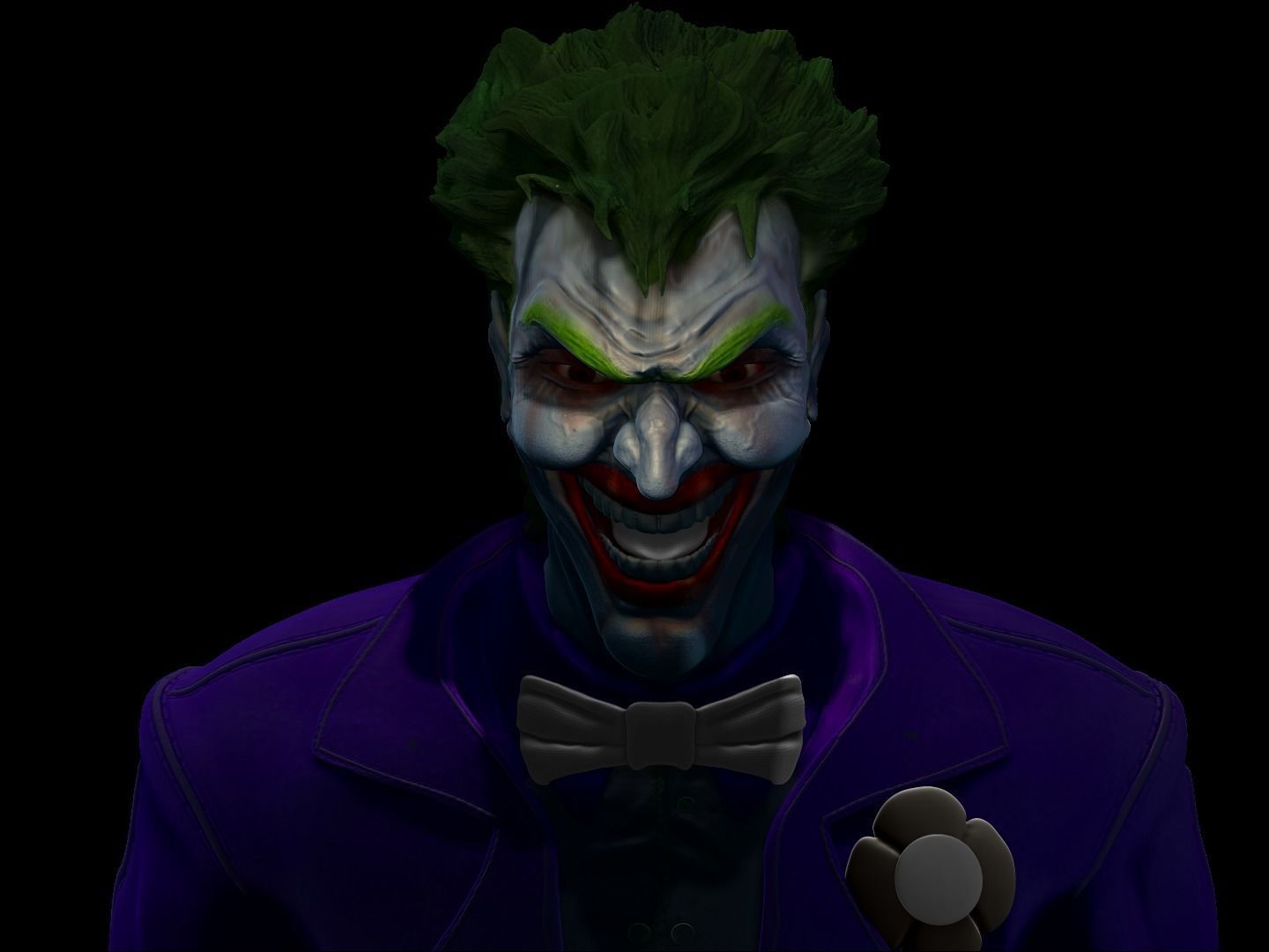 Joker 3D model 3D printable | CGTrader