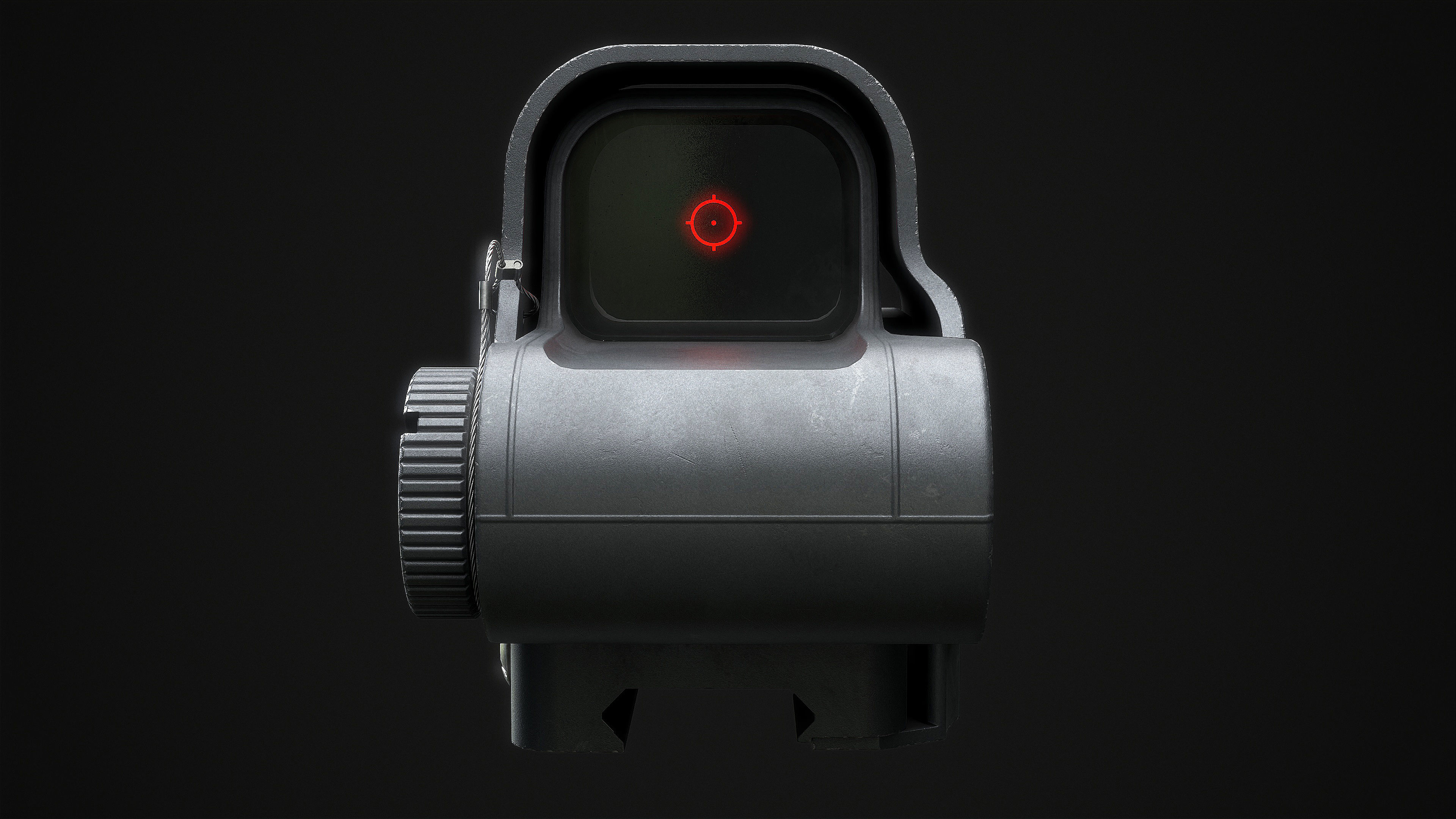 3D model EOTech EXPS3 With Magnifier 3x VR / AR / low-poly | CGTrader