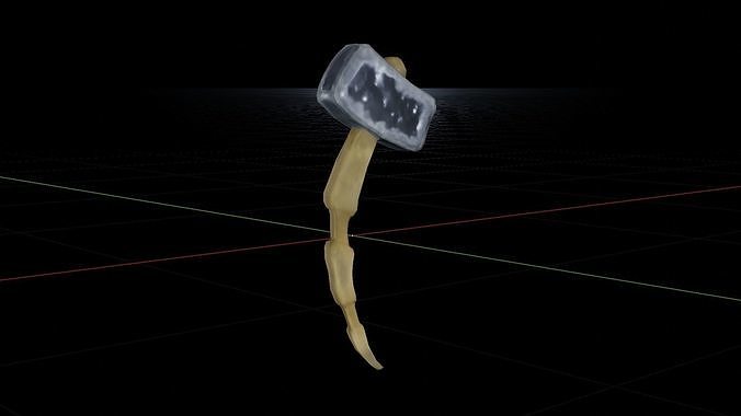 3D model Ancient Bone Mace VR / AR / low-poly | CGTrader